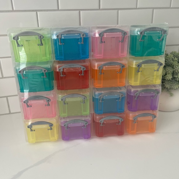 Office | Mini Plastic Container Set | Poshmark